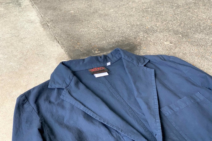 Vetra Blazer French Navy Cotton Sportcoat - Made in France | Jackets & Vests | Independence