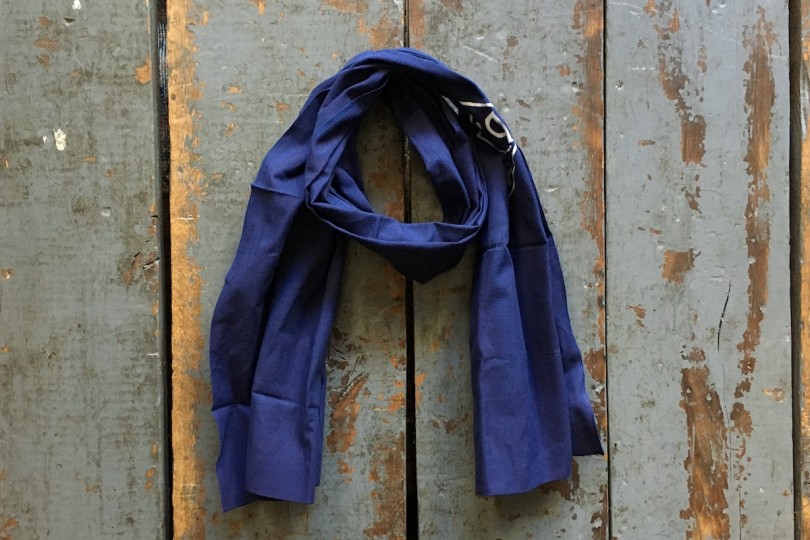 Post Overalls Tenugui Scarf Navy Cotton - New York, NY | Bandanas ...