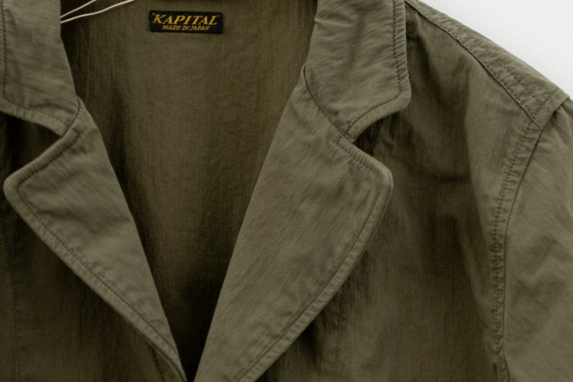 Kapital Hospital Jacket Olive Ripstop - Made in Japan | Jackets & Vests ...