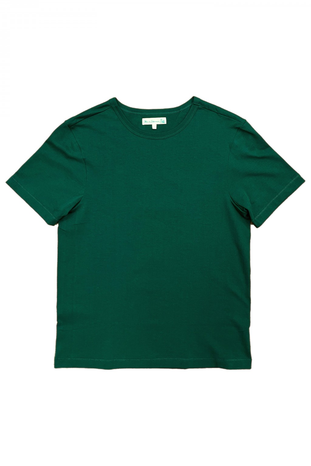 Merz B. Schwanen 215 Loopwheeled T-Shirt 412 Classic Green - Made in ...