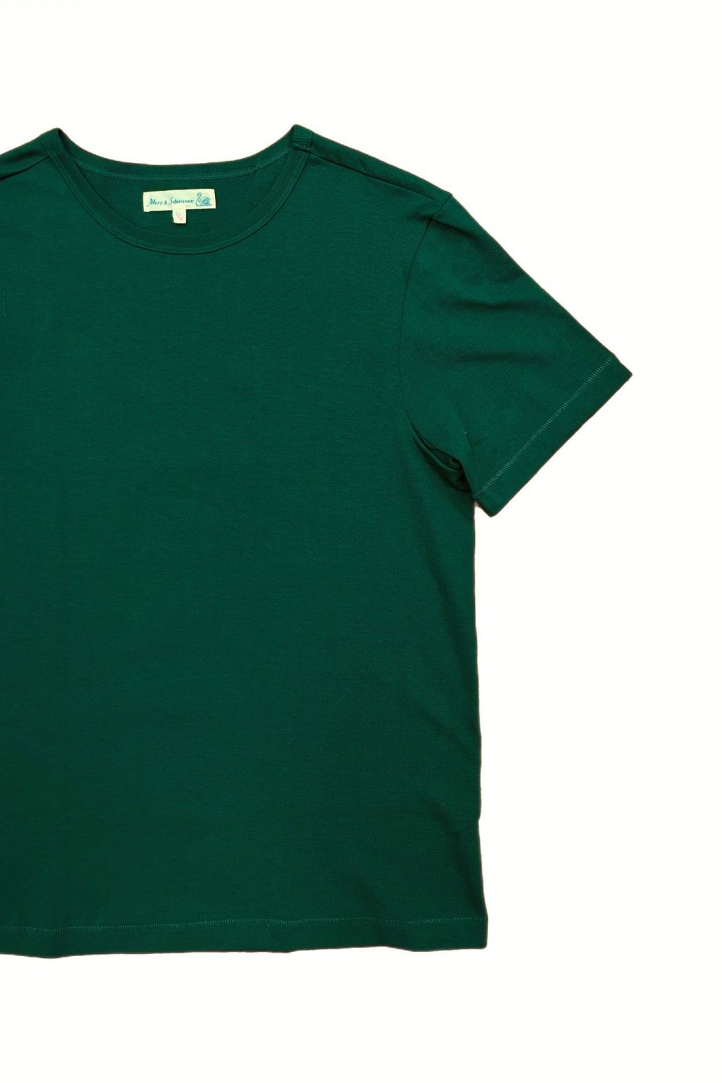 Merz B. Schwanen 215 Loopwheeled T-Shirt 412 Classic Green - Made in ...